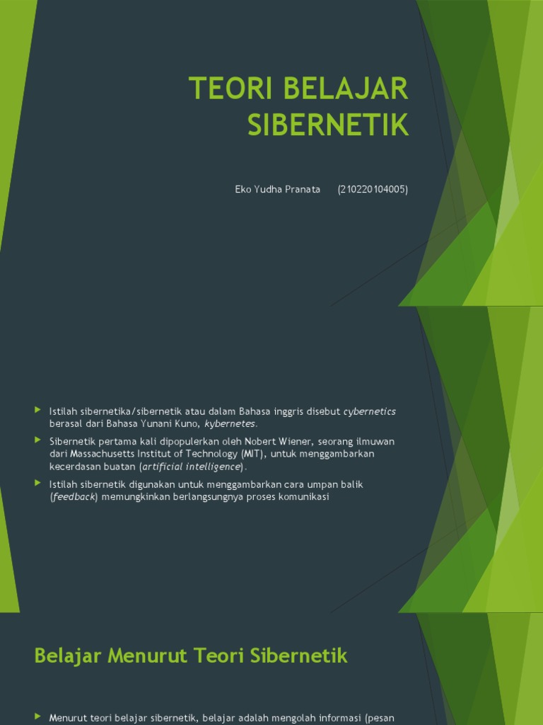 Teori Belajar Sibernetik | PDF