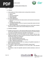 Method Statement For Installation of CCTV Camera Security System | PDF