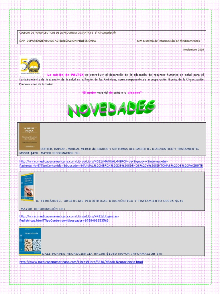 PALTEX | PDF | Ciencias de la Salud | Medicina