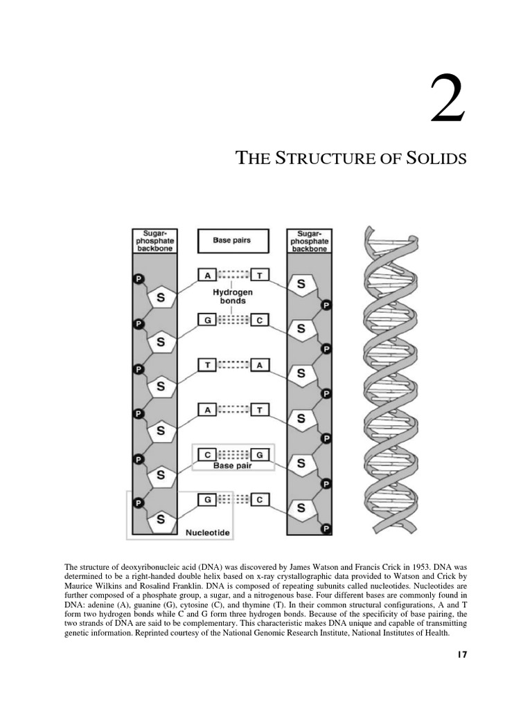 2 The Structure of Solids | PDF | Polymers | Chemical Bond