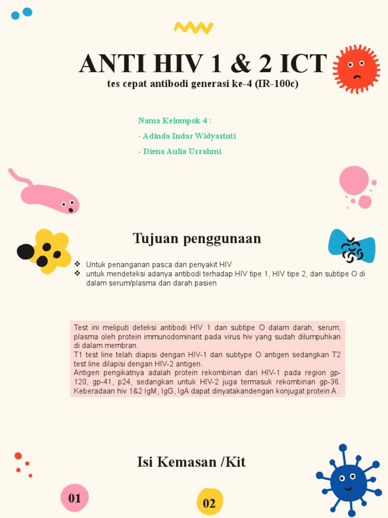 Panduan Tes Anti HIV 1 & 2 ICT | PDF