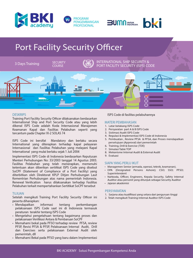 Syllabus PFSO ISPS Code | PDF