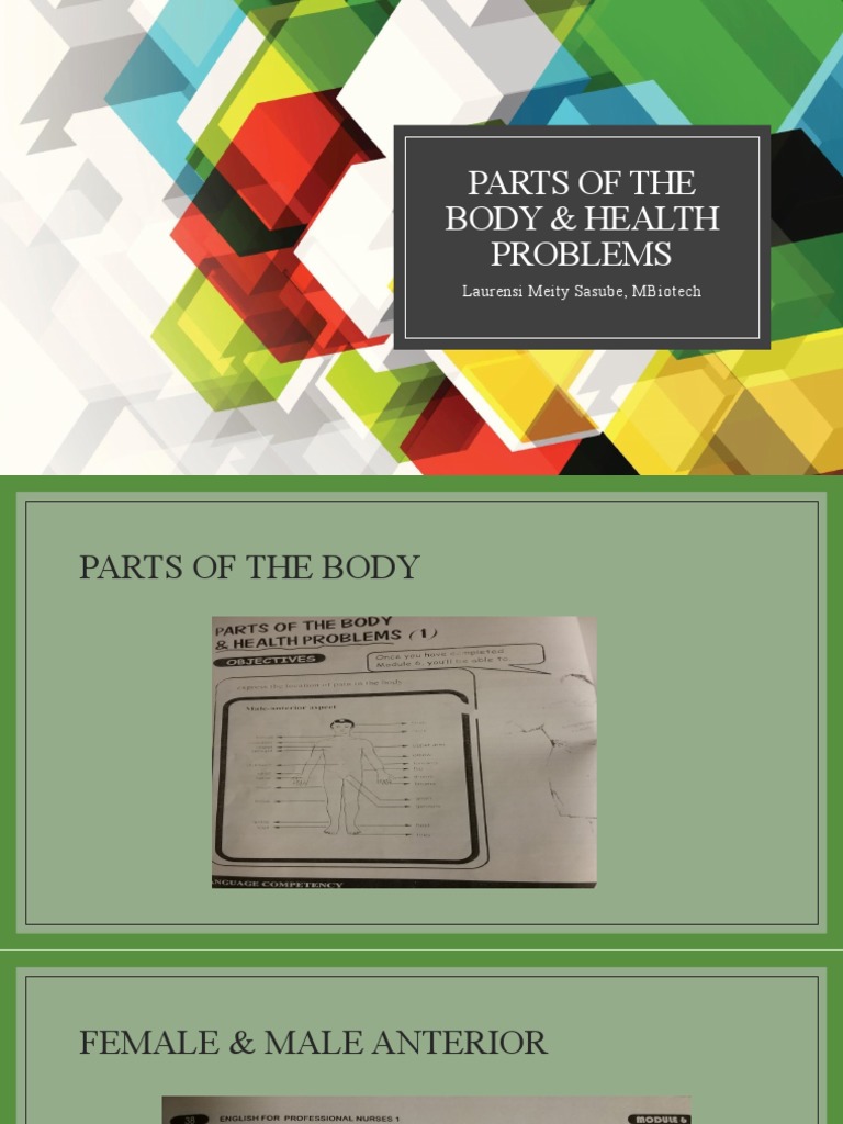 Body Parts and Health Issues Guide | PDF