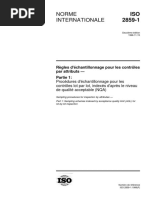ISO 2859-1 - Règle Échantillonage Pour Le Contrôle Des Attributs | PDF