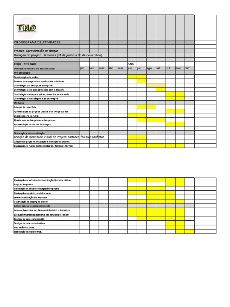 Cintia Lima - Atividade 8 - Cronograma de Atividades | PDF