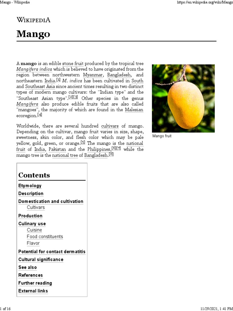 Mango | PDF | Mango
