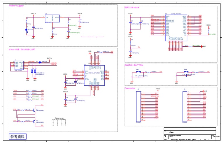 ESP32 Module: Power Supply | PDF