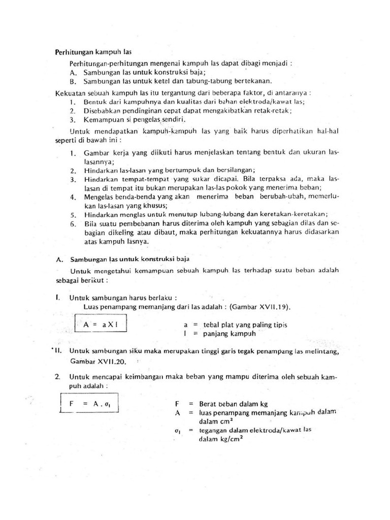 Perhitungan Kampuh Las1 | PDF