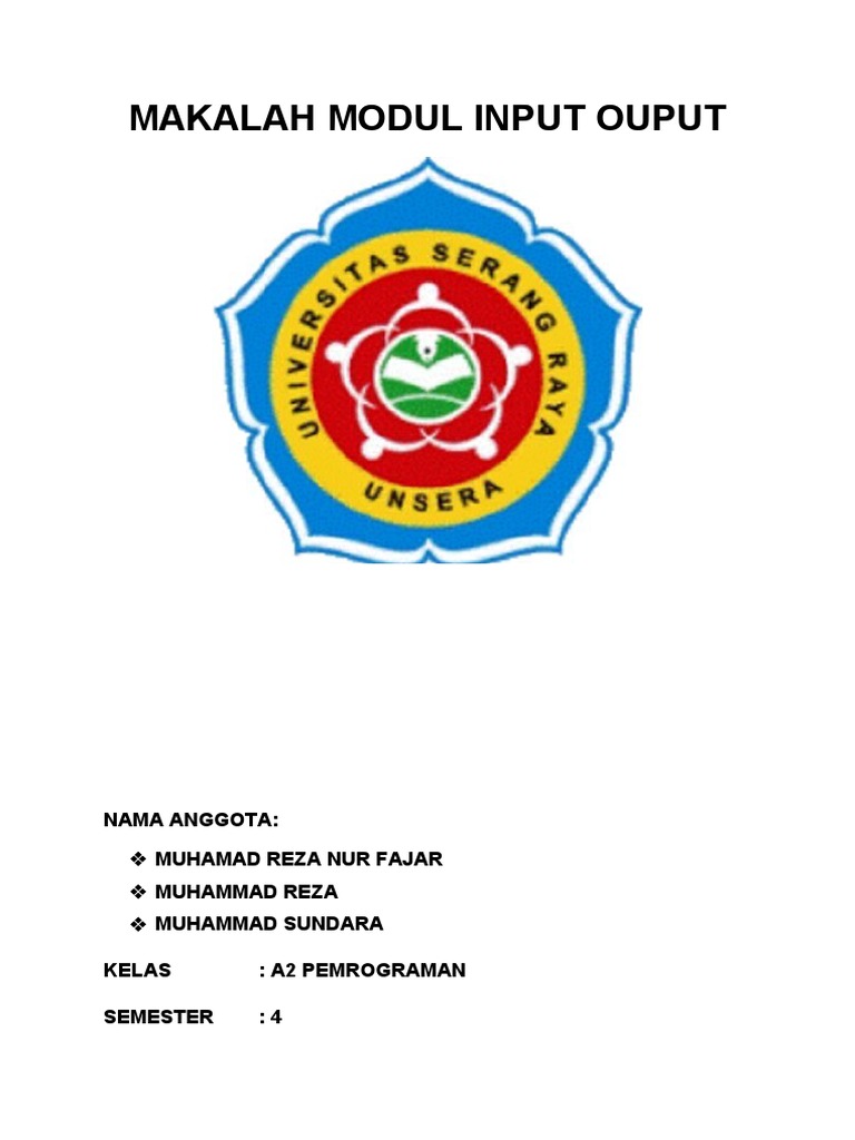Modul Input Output dalam Pemrograman | PDF | Komputer