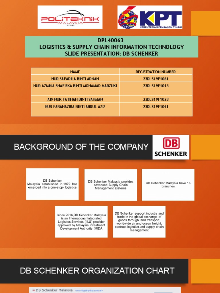 Slide Presentation DB Schenker | PDF | Logistics | Radio Frequency ...