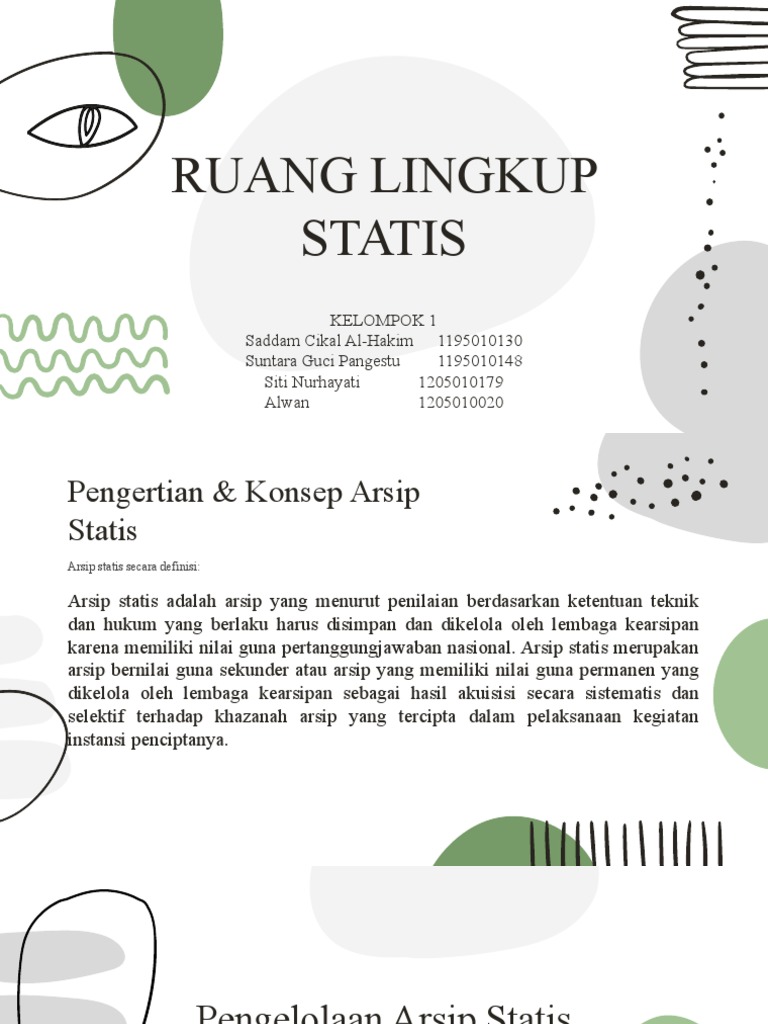 Pengelolaan Arsip Statis | PDF | Ilmu Sosial