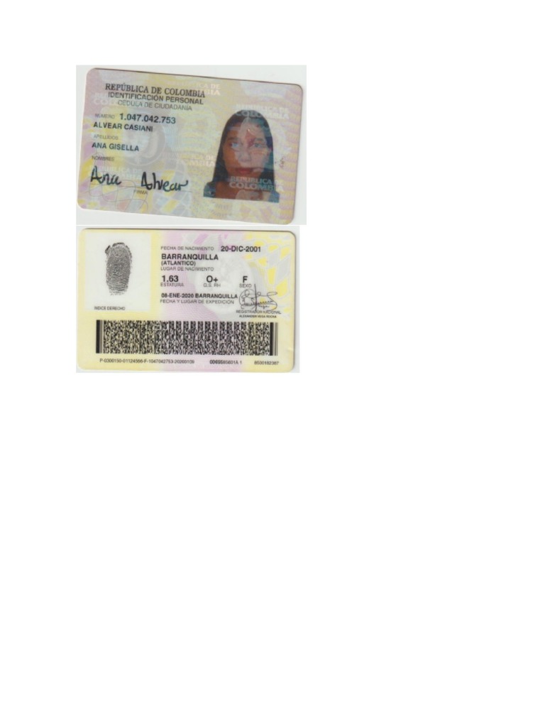 Cedula Ana | PDF