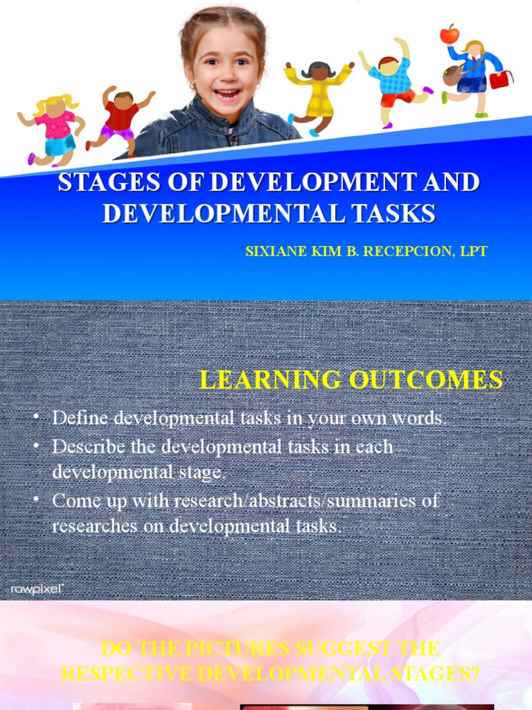 Lesson 3 Stages of Development and Developmental Tasks | PDF | Prenatal Development ...