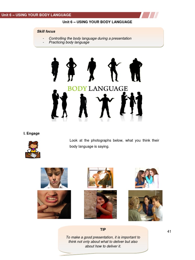 Poster | PDF | Body Language | Facial Expression