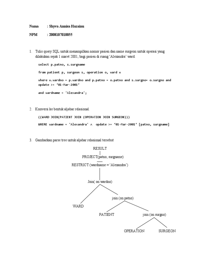 Latihan BDL | PDF | Databases | Data Management