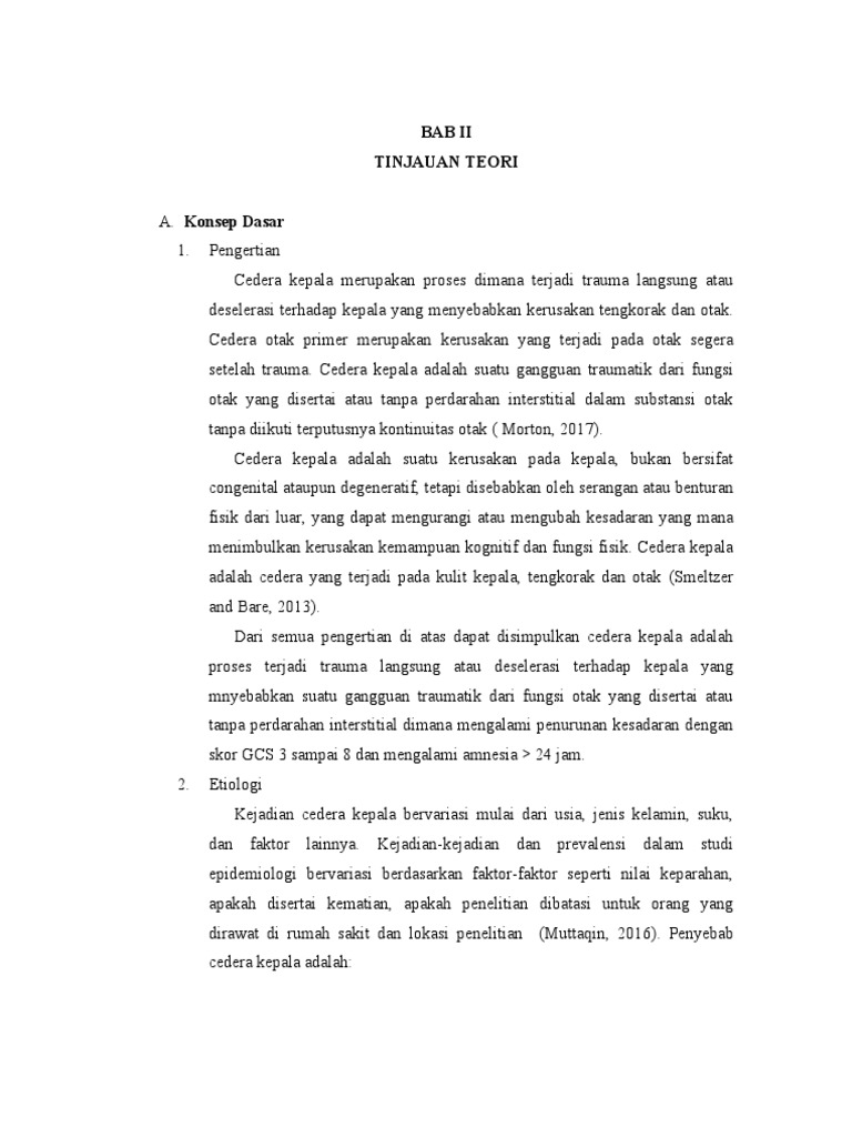 Trauma Capitis | PDF