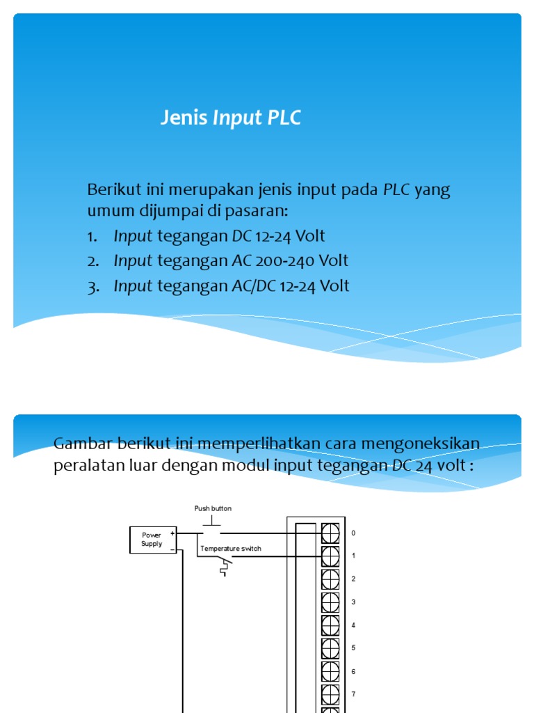 Jenis Input PLC | PDF