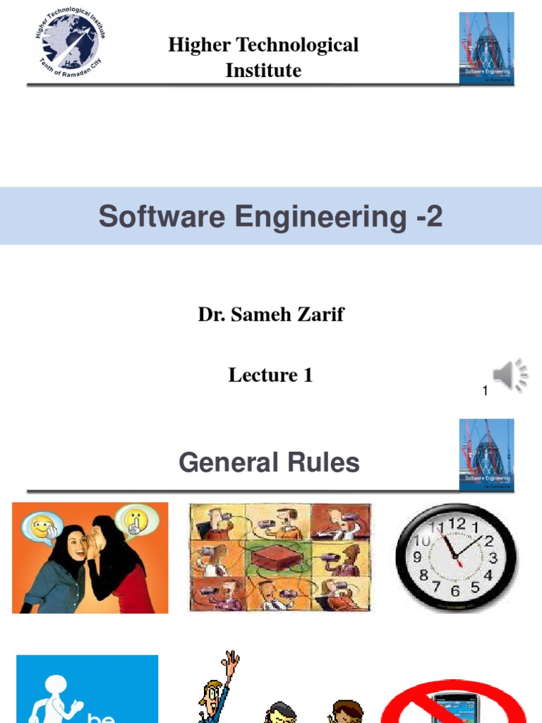 Software Engineering - 2: Higher Technological Institute | PDF ...