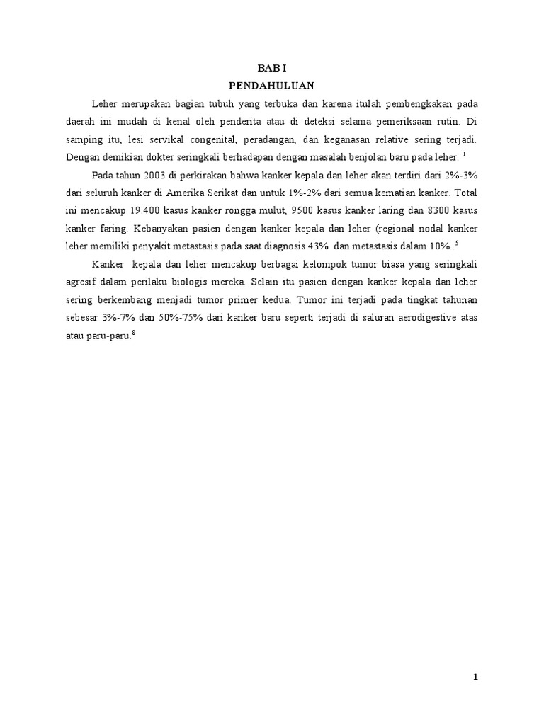 Referat Tumor Colli | PDF