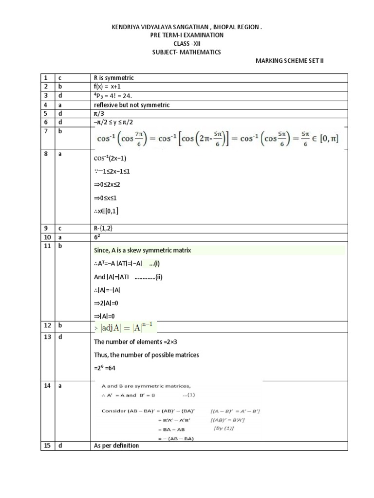 Maths MS Set-2 | PDF | Mathematical Concepts | Functions And Mappings