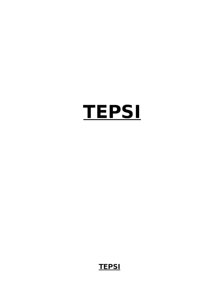 TEPSI Resumen | PDF | Inteligencia | Sicología