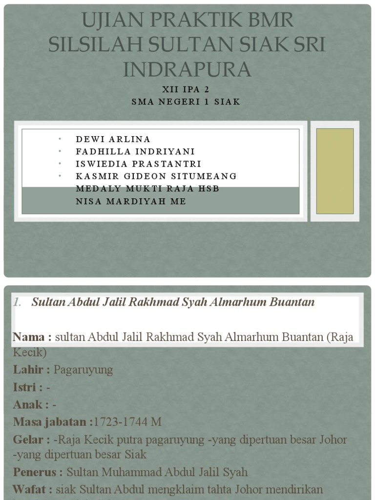 Ujian Praktik BMR | PDF