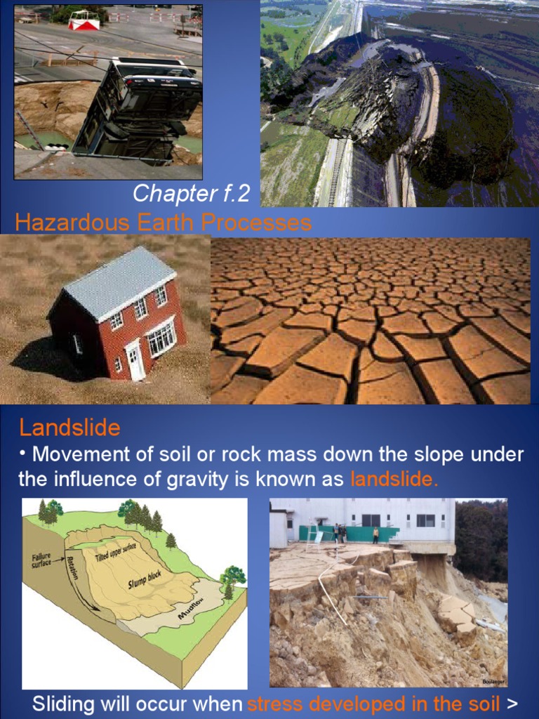 Chapter f.2: Hazardous Earth Processes | PDF | Landslide | Sinkhole