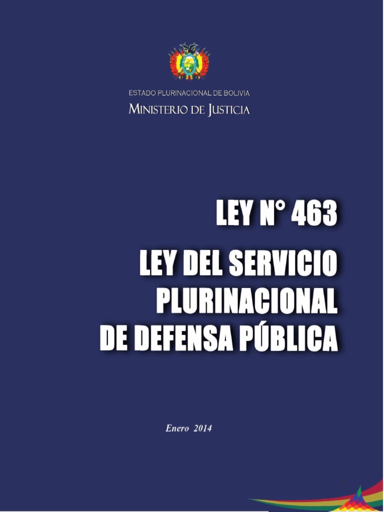 A. Ley - 463 - SEPDEP | PDF | Debido al proceso | Ley procesal
