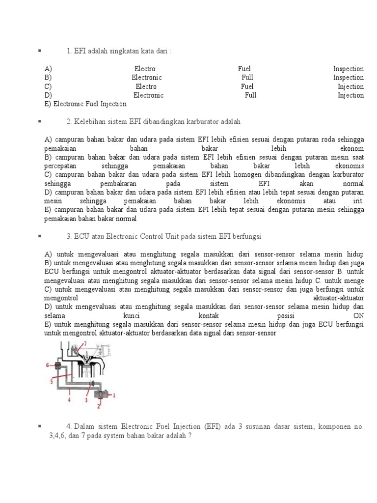 Soal EFi Kuis 1 | PDF