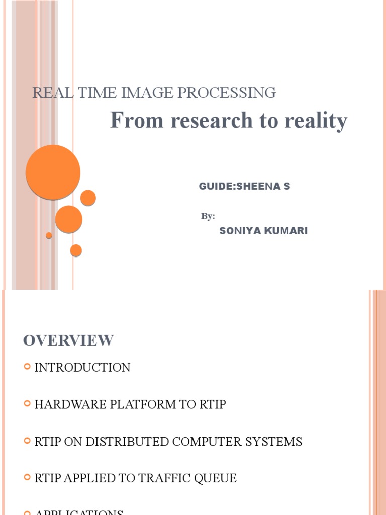 Real Time Image Processing 5584a92288519 | PDF | Real Time Computing | Video