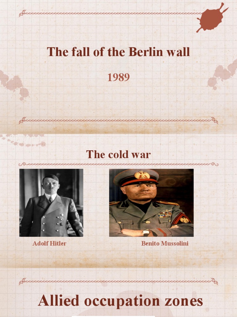 The Fall of The Berlin Wall | PDF