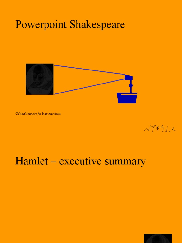 Powerpoint Shakespeare: Cultural Resource For Busy Executives | PDF ...