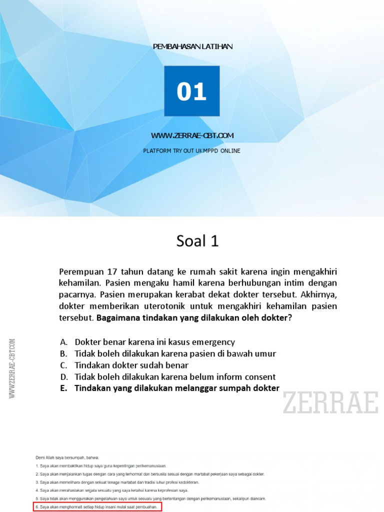 Pembahasan Latihan 1 | PDF