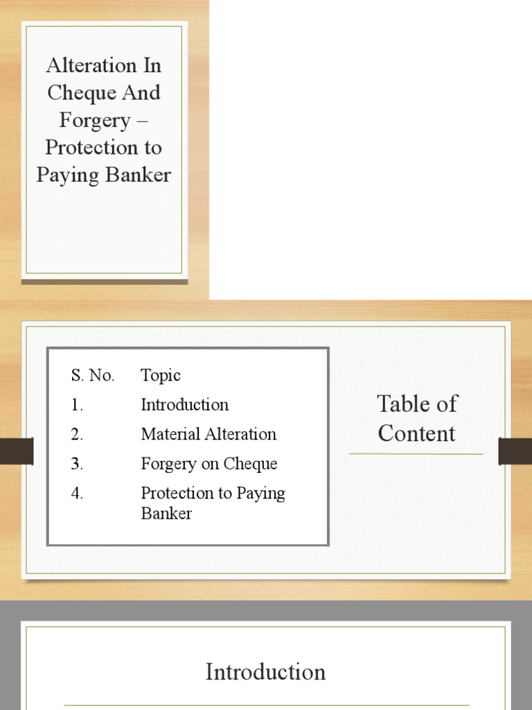 Material Alteration in Cheque | PDF | Cheque | Negotiable Instrument