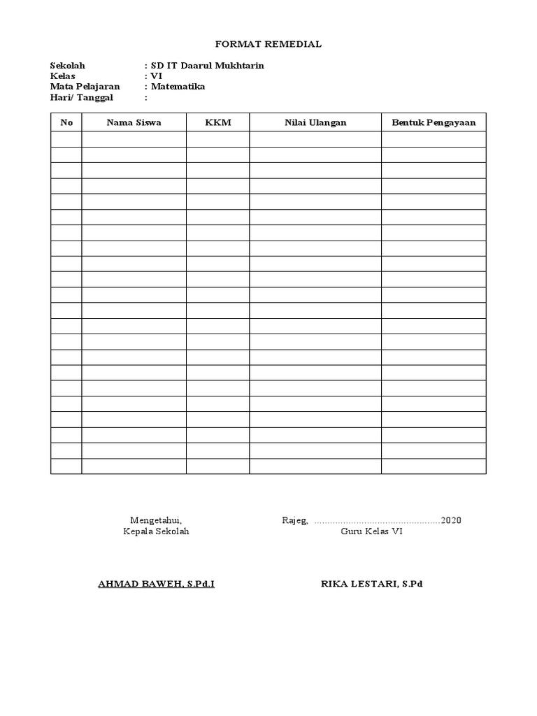 Format Pengayaan | PDF