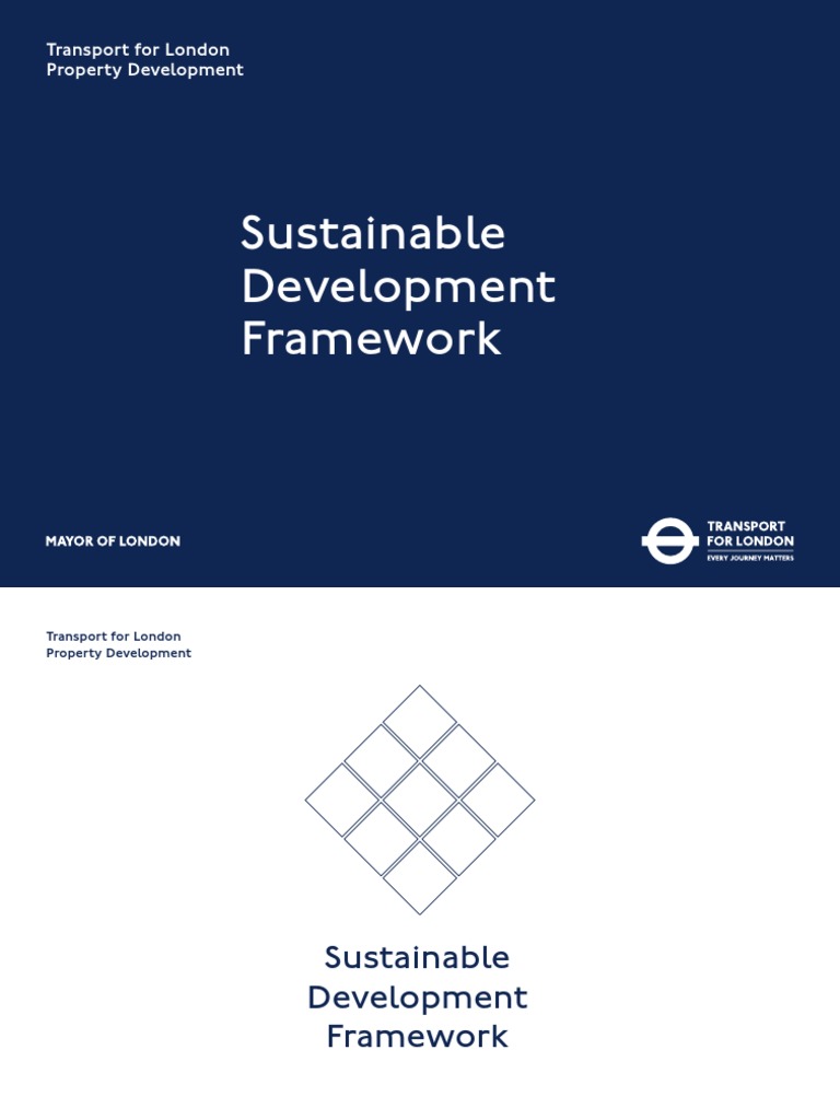 TFL Sustainable Development Framework | PDF | Sustainability ...