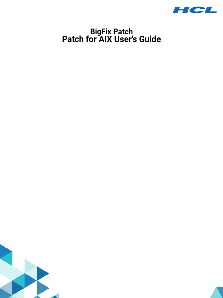 BigFix Patch AIX User Guide | PDF | Proxy Server | File System