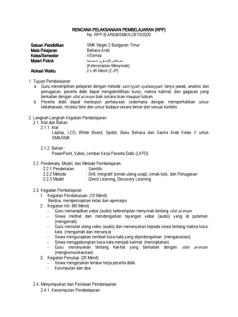 RPP Merdeka Belajar | PDF | Karier & Perkembangan