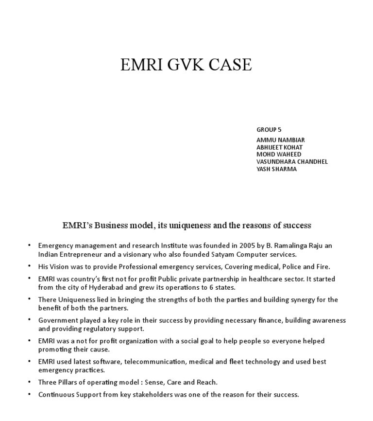 Emri GVK Case | PDF