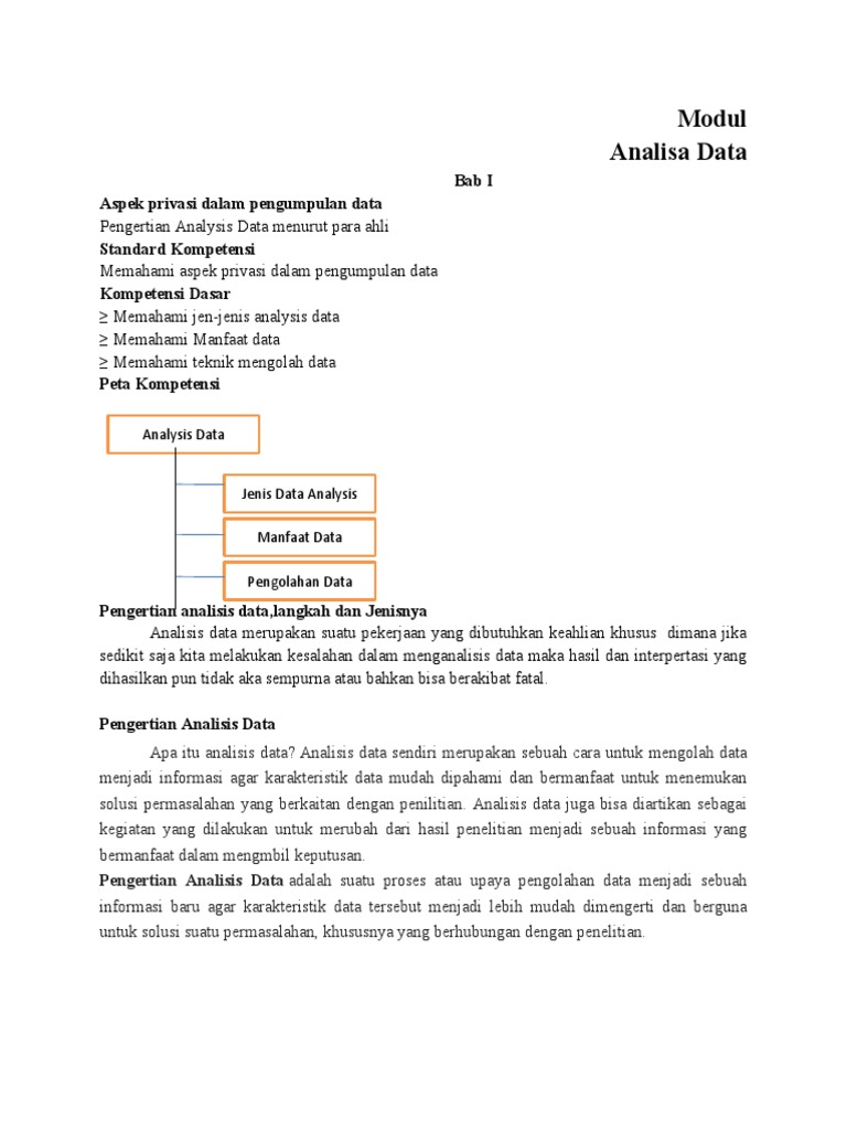 Modul - Analisis Data | PDF