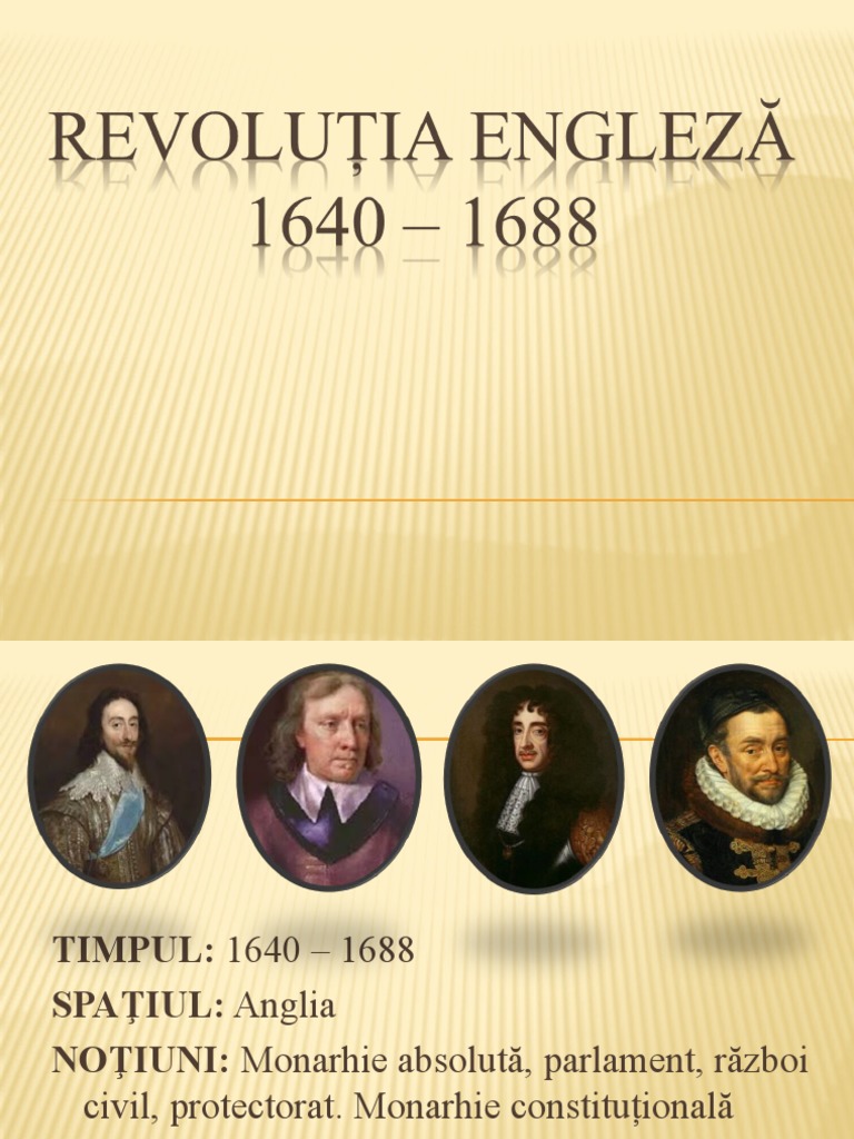 Revolutia Engleza Glorioasa | PDF
