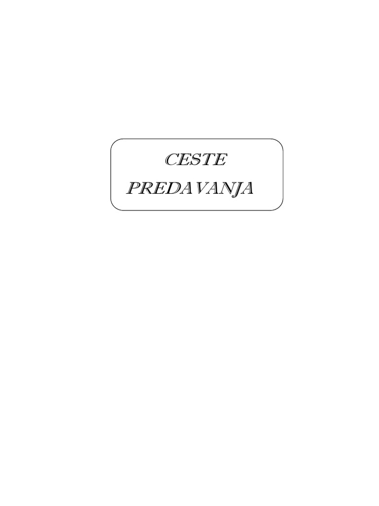 Predavanja 8 KM | PDF