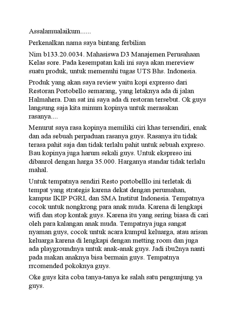 Skrip Vlog Bintang | PDF