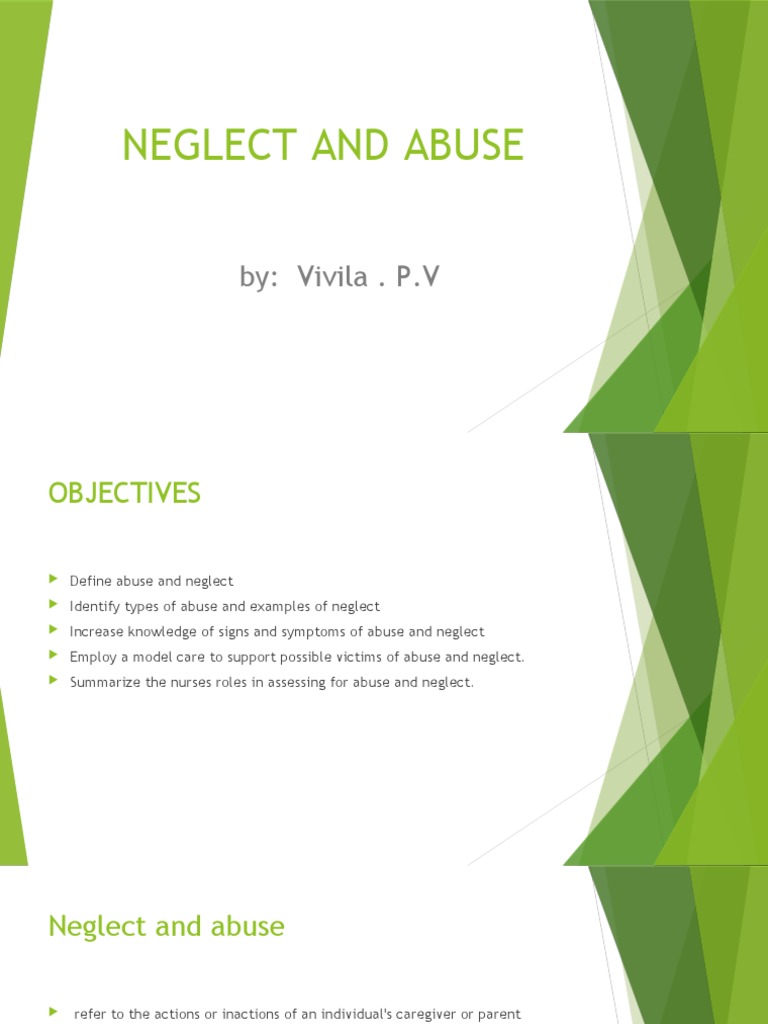 Neglect and Abuse REPORT BY VIVILA | PDF | Neglect | Child Abuse