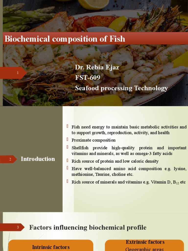 Nutritional Value of Fish and Shellfish | PDF | Fat | Vitamin