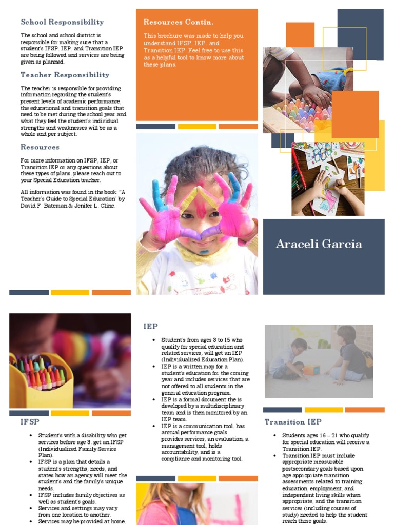 Ifsp Iep Transition Iep Brochure | PDF | Individualized Education ...