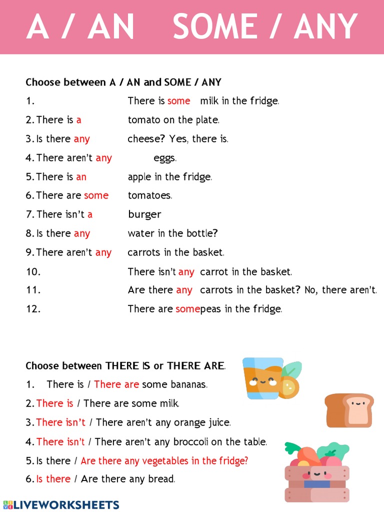 A-An-Some - Any | PDF