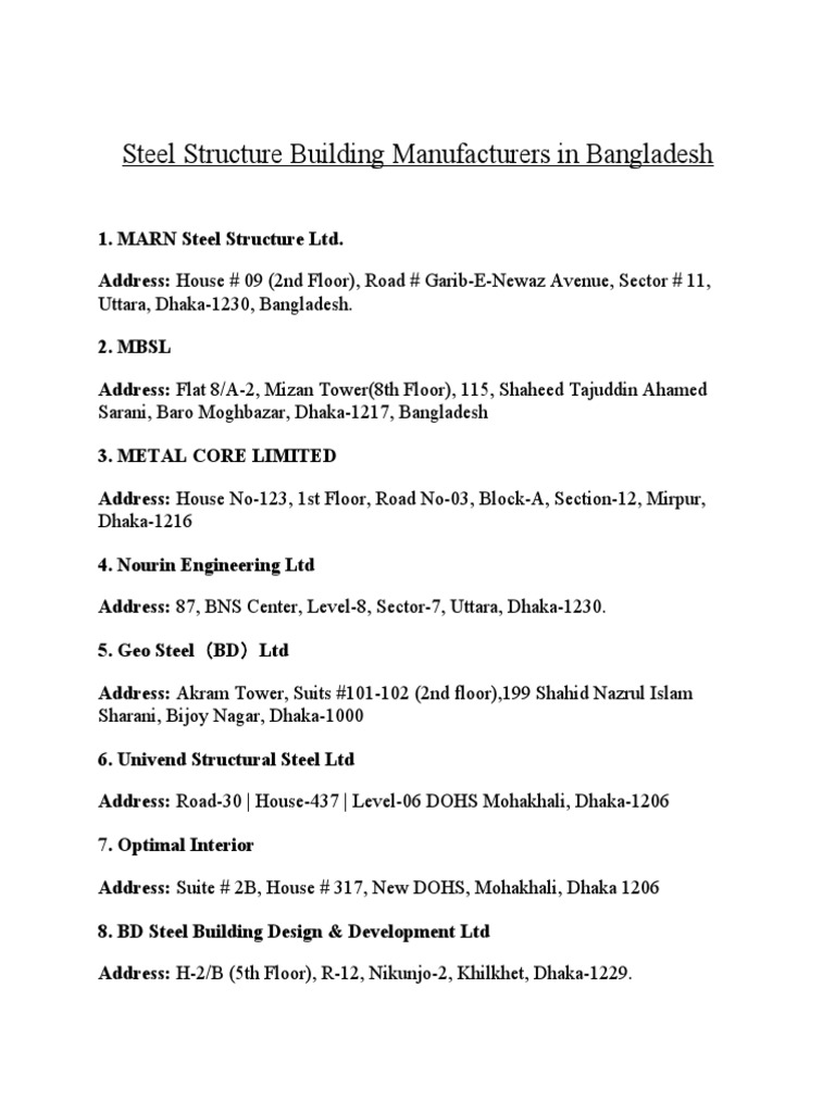Steel Structure | PDF