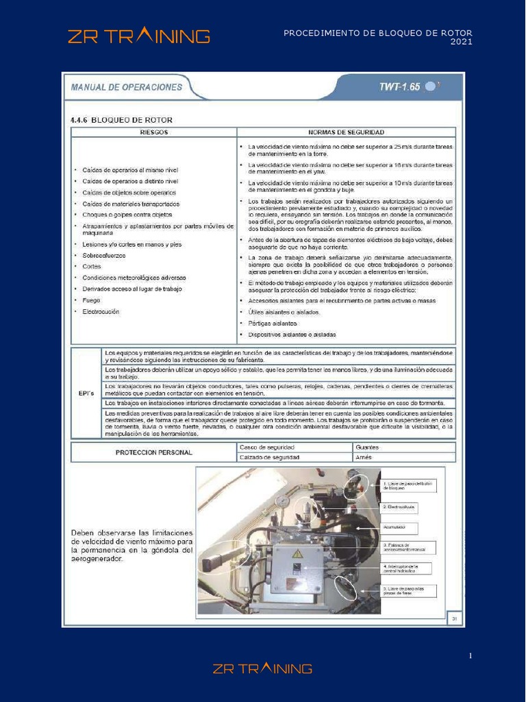 Procedimiento Bloqueo de Rotor | PDF Procedimiento Bloqueo de Rotor | PDF