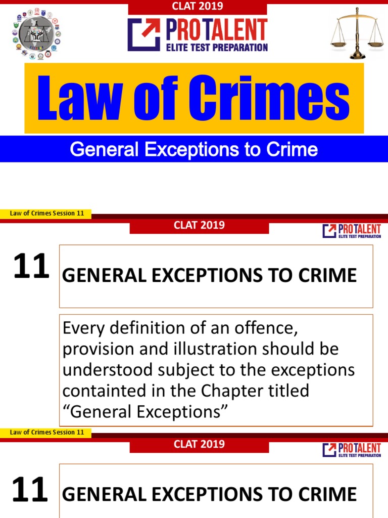 Law of Crime Sec 11 | PDF | Crimes | Crime & Violence